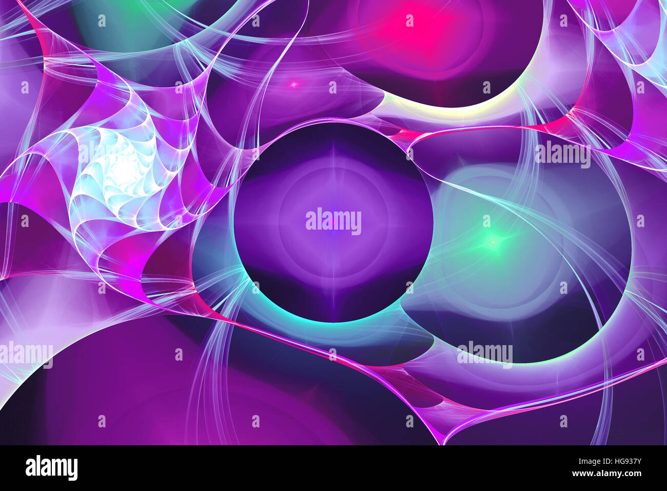 Perfection in geometry. Fractals illustration universe,galaxies,chaos ...