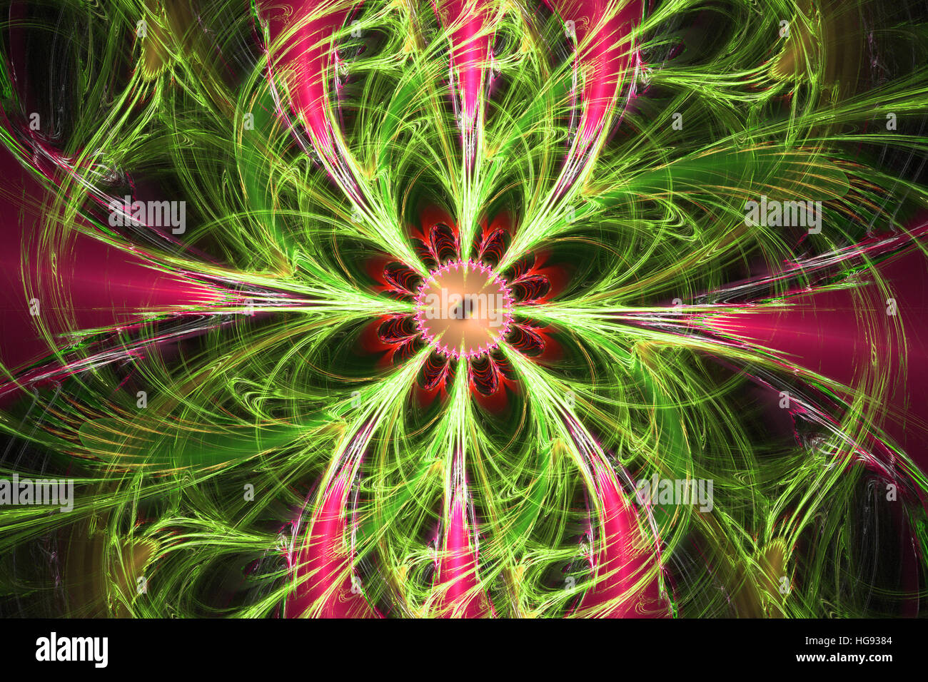 Perfection in geometry. Fractals illustration universe,galaxies,chaos ...