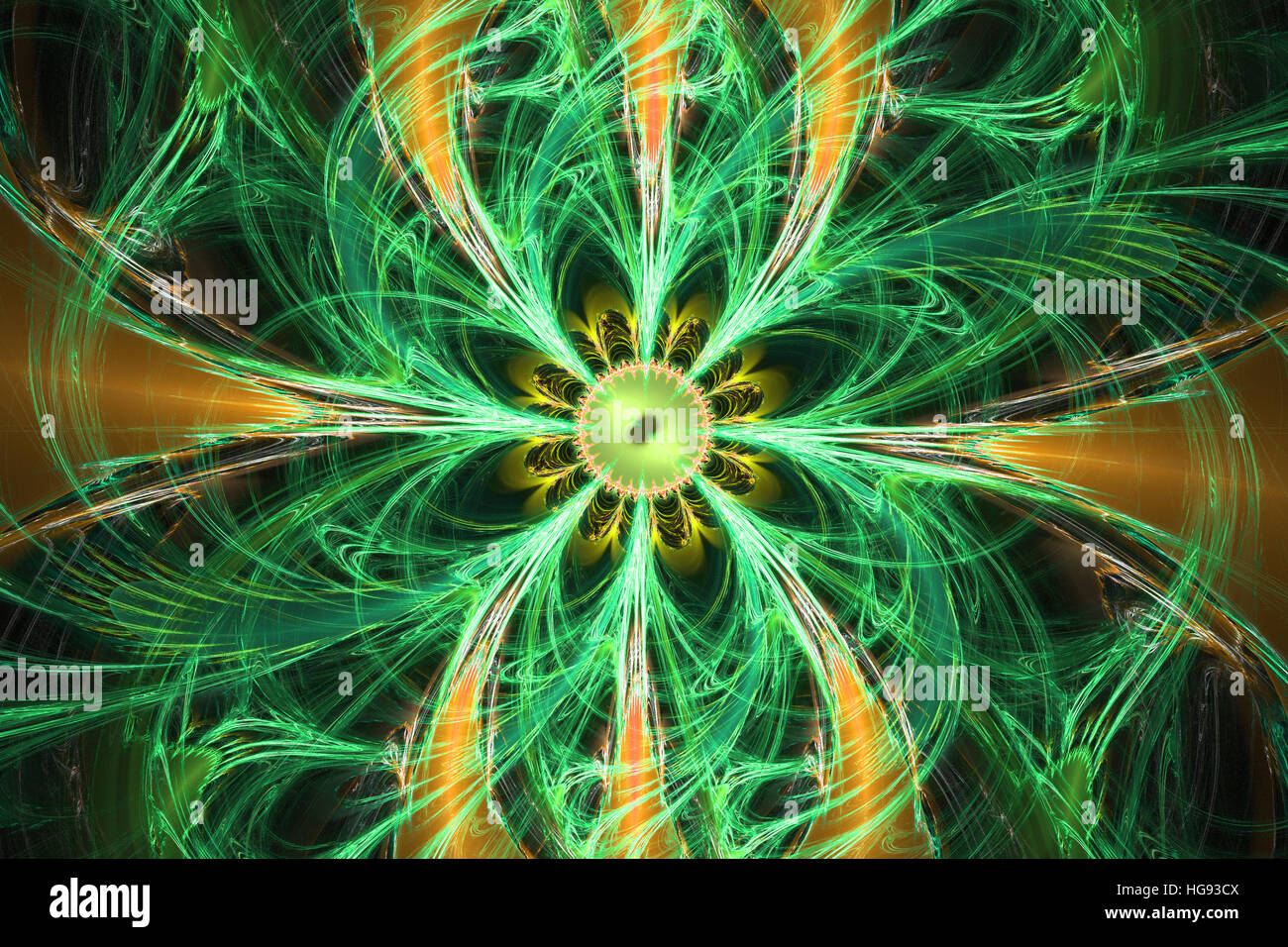 Perfection in geometry. Fractals illustration universe,galaxies,chaos ...
