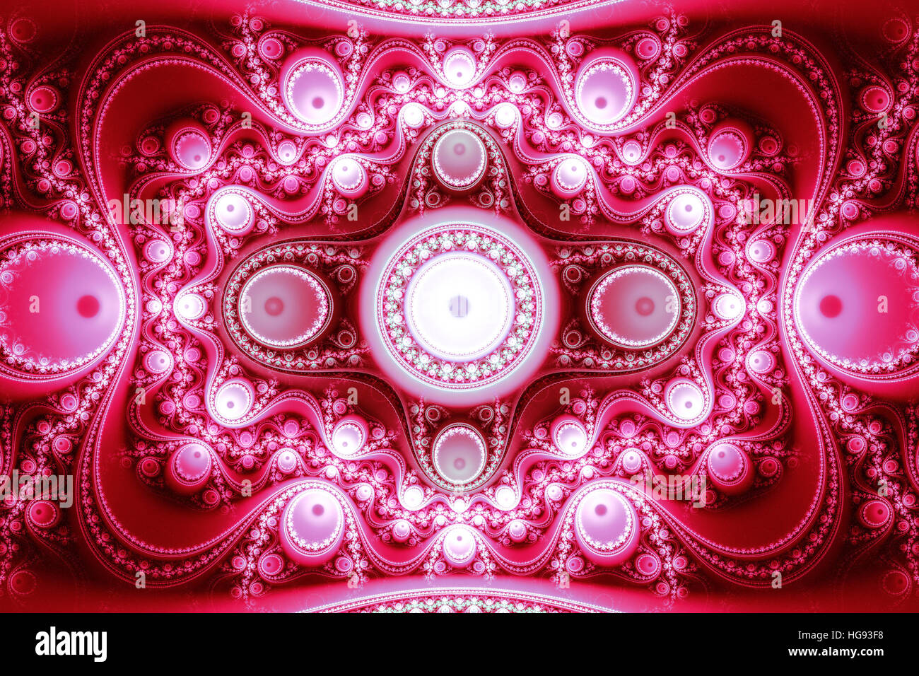 Perfection in geometry. Fractals illustration universe,galaxies,chaos ...
