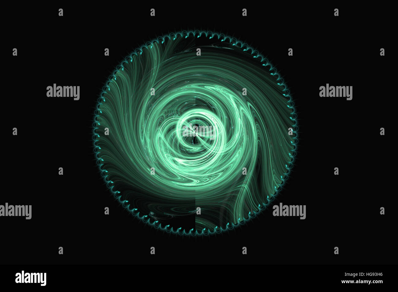Perfection in geometry. Fractals illustration universe,galaxies,chaos ...