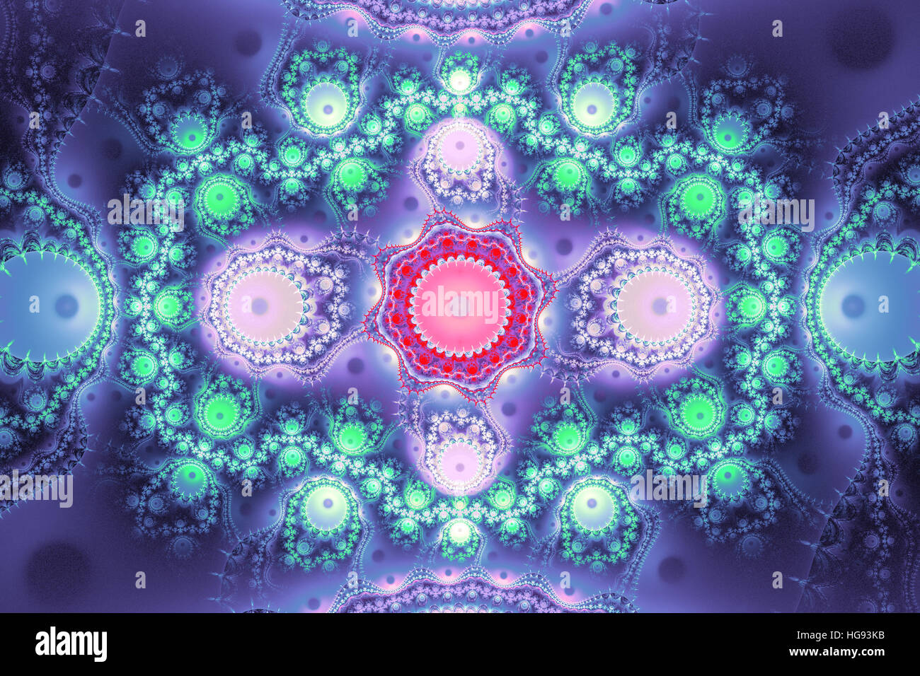 Perfection in geometry. Fractals illustration universe,galaxies,chaos ...