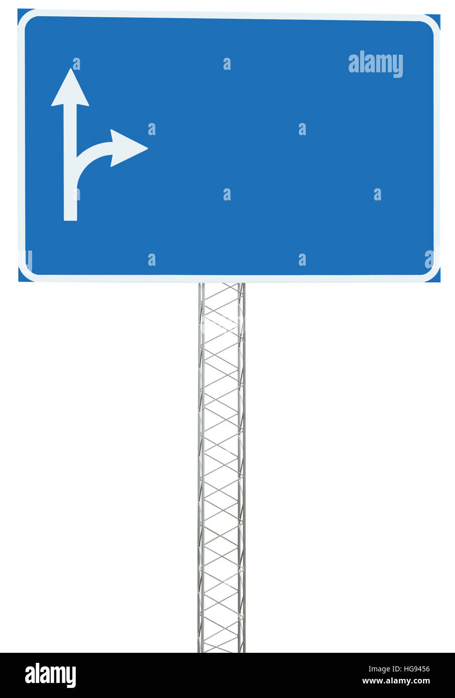 Motorway sign blank hi-res stock photography and images - Alamy