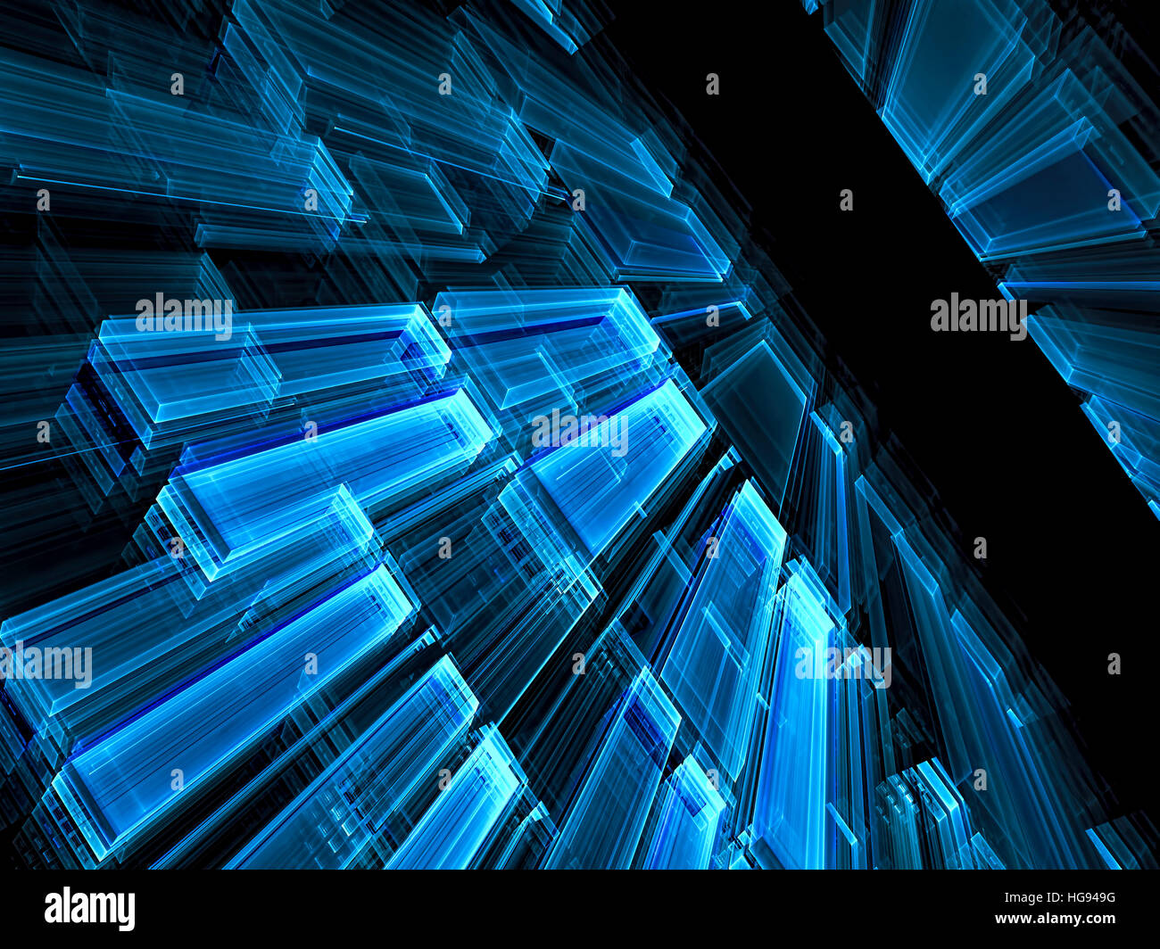 Perspective technology background - abstract digitally generated Stock ...