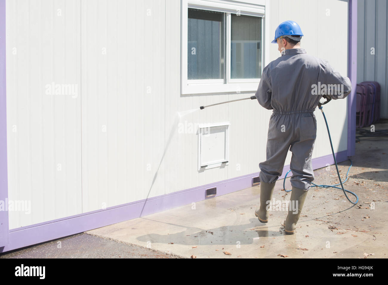 high pressure cleaning Stock Photo - Alamy