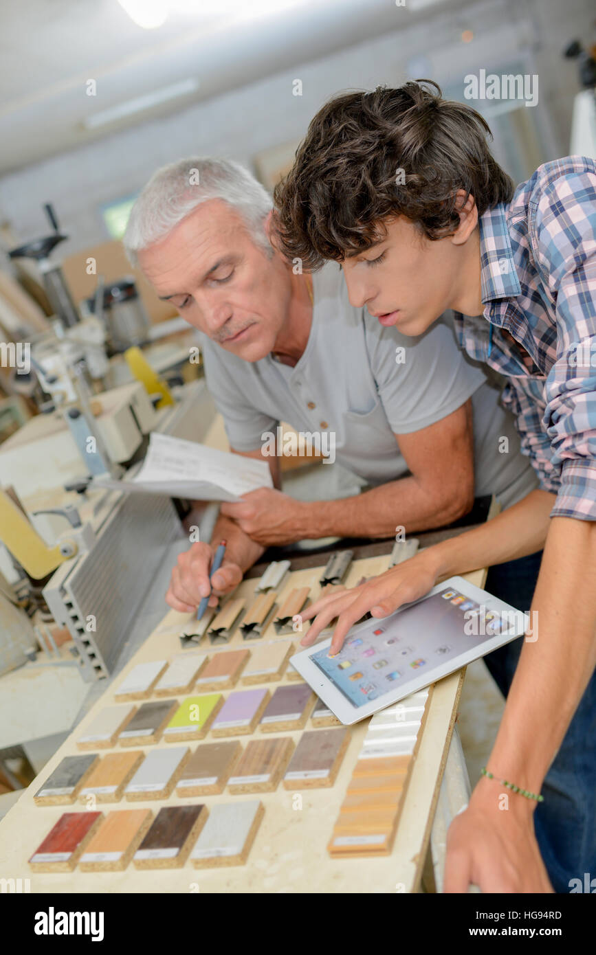 passing the knowledge Stock Photo - Alamy