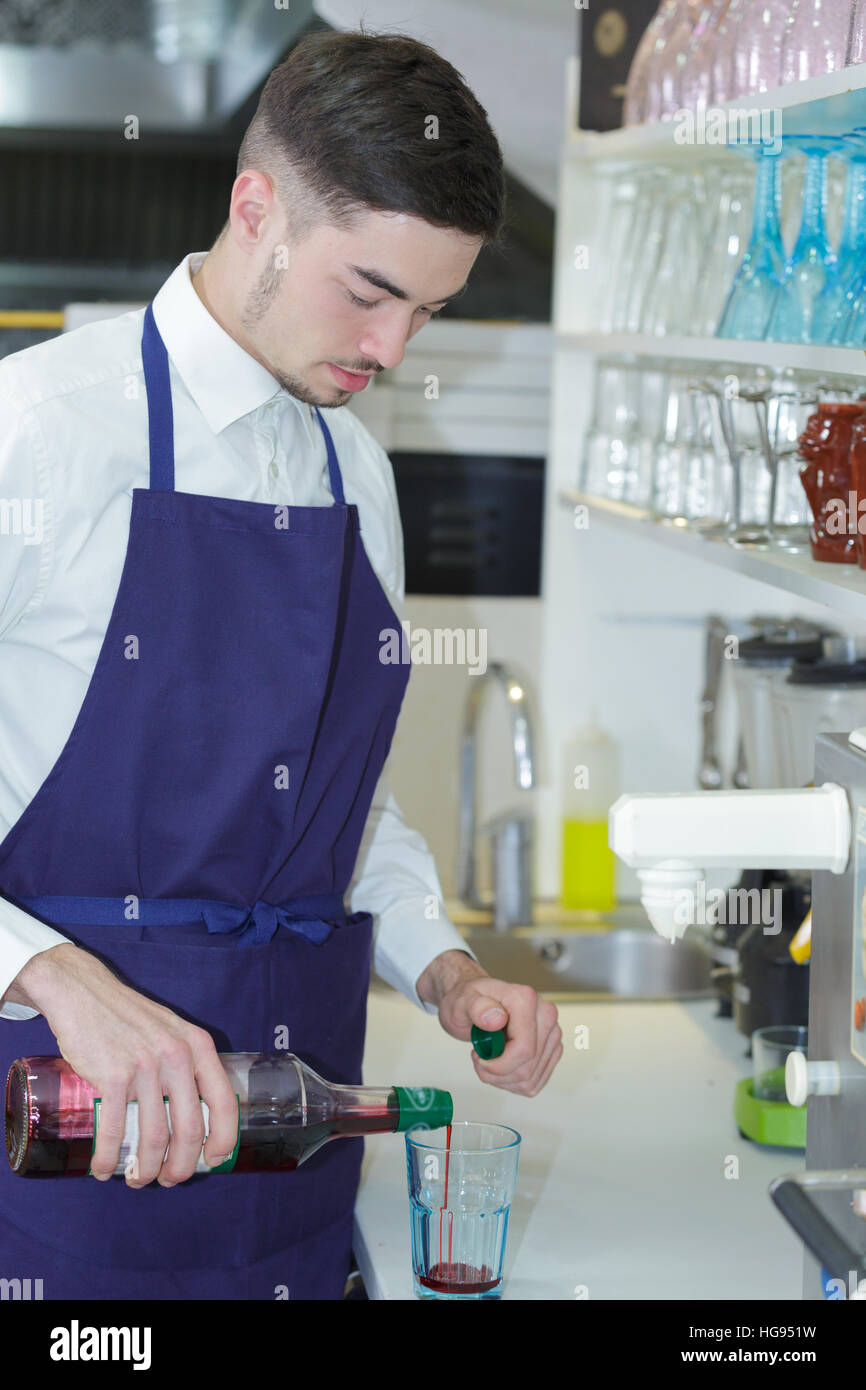 pouring some syrup Stock Photo - Alamy