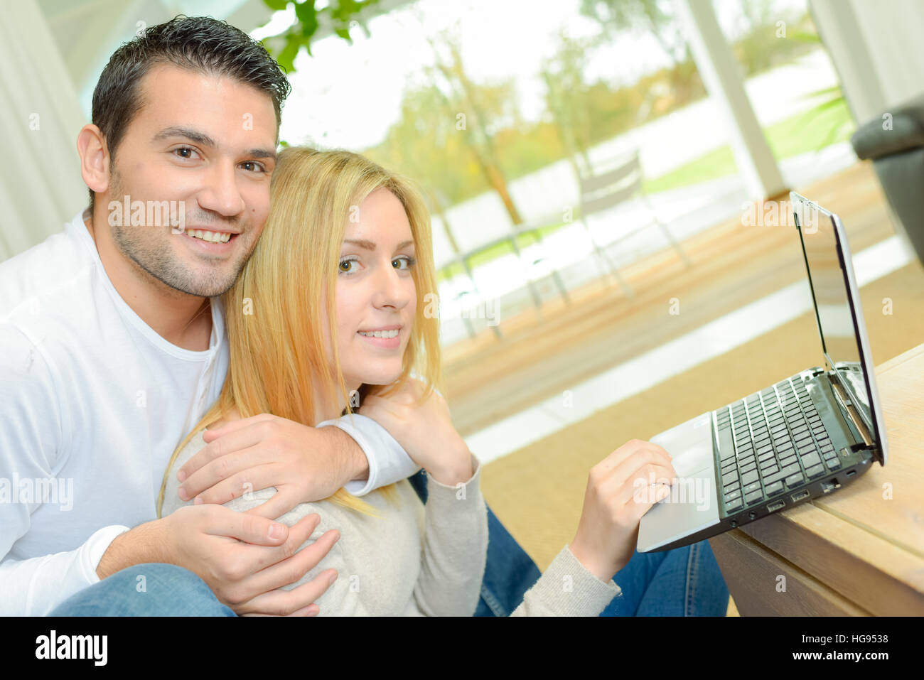 Man sat at a computer hi-res stock photography and images - Alamy