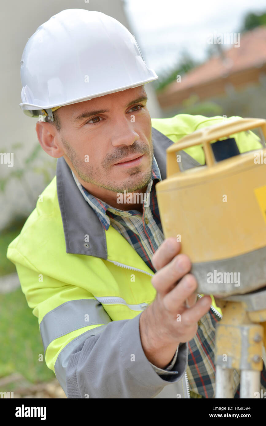 measuring the street Stock Photo - Alamy