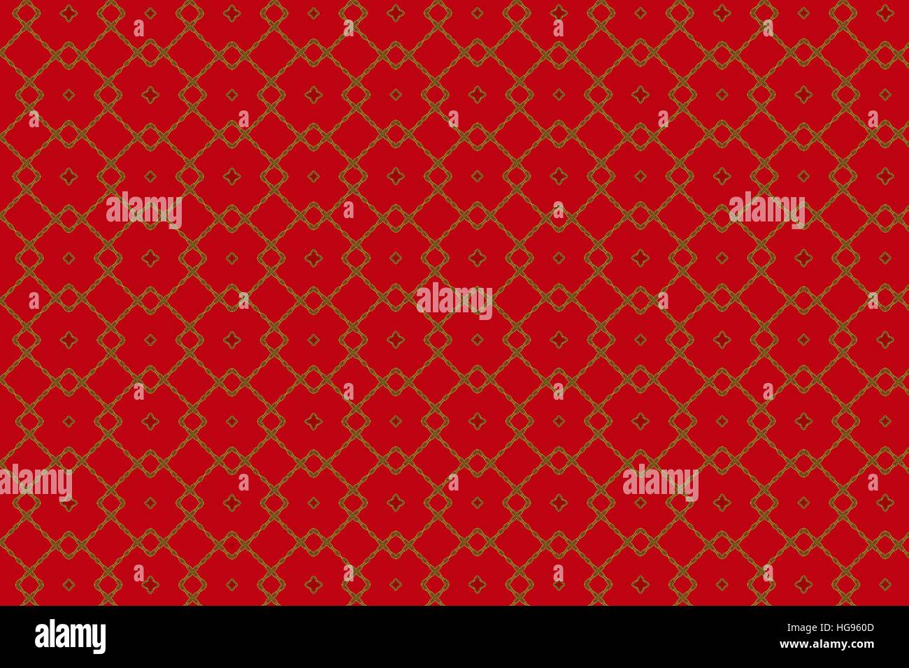 Abstract red and gold colors chinese style pattern background Stock ...