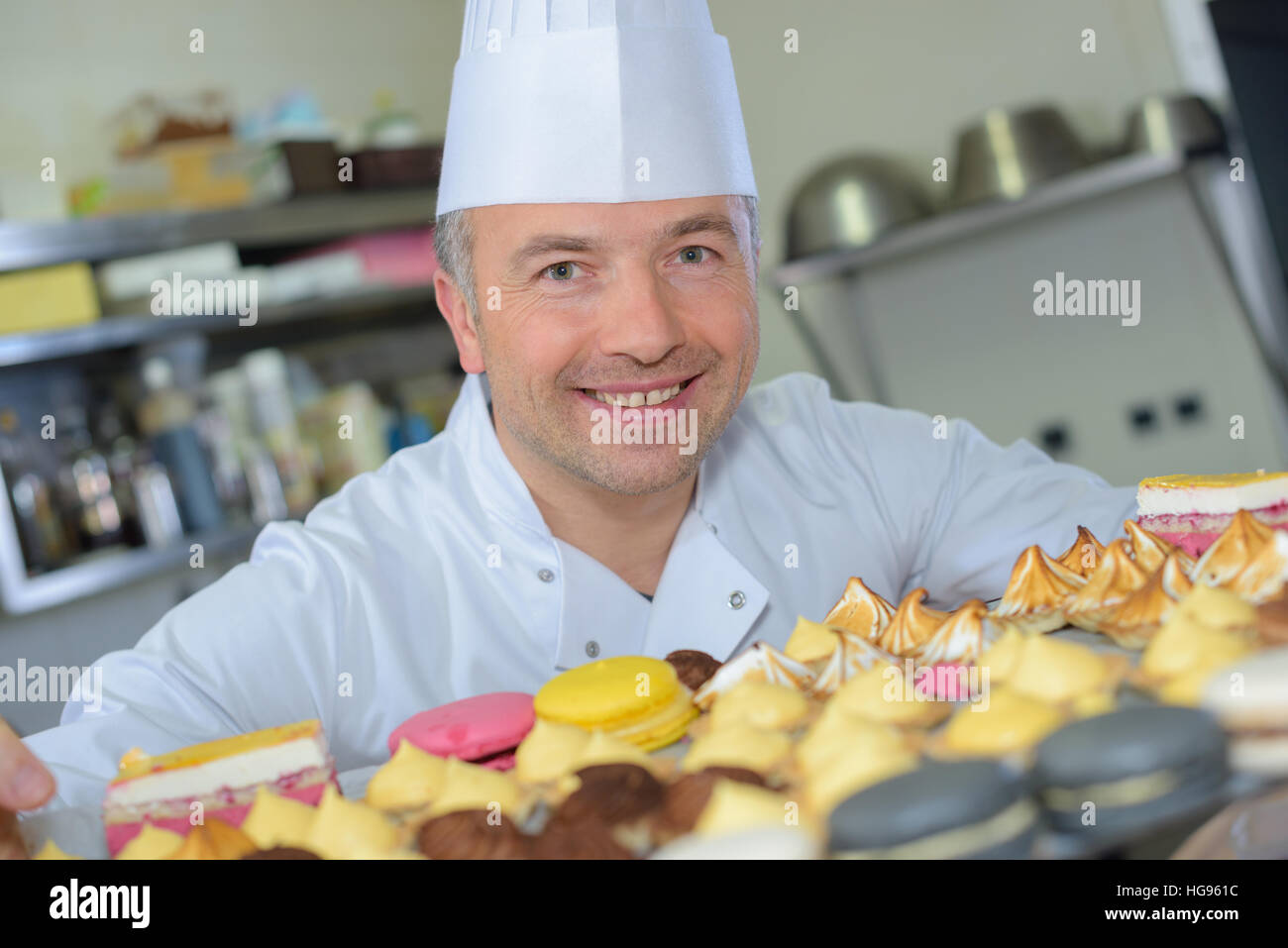 variety of small cakes Stock Photo - Alamy