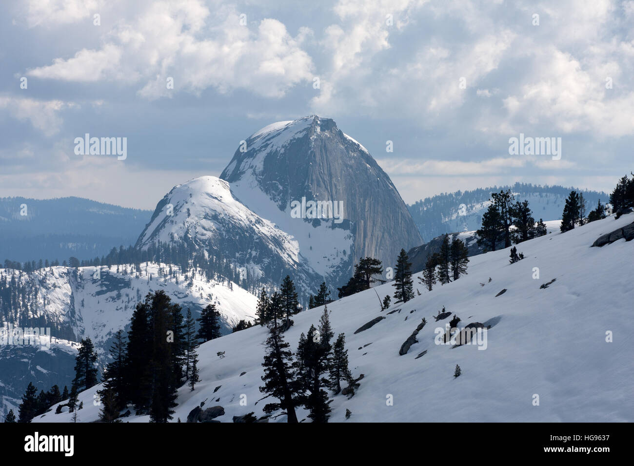Winter at Olmstead Point, Yosemite National Park Stock Photo - Alamy