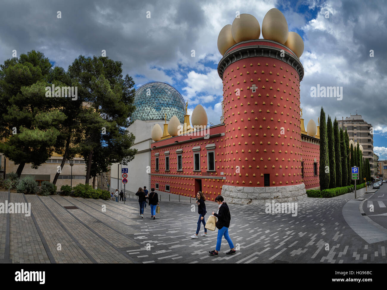 Dali Museum, Figueres, Girona province, Catalonia, Spain Stock Photo ...