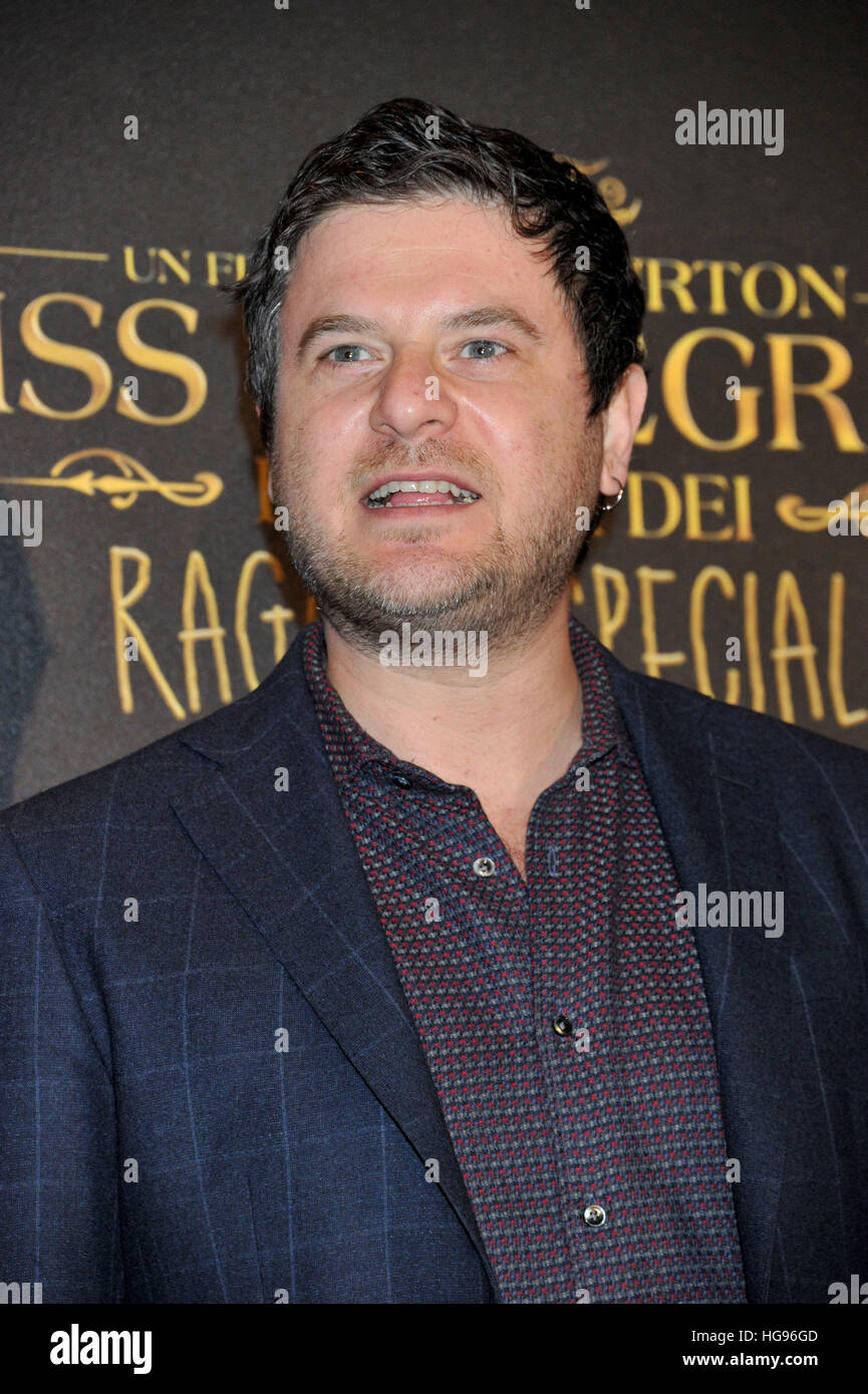 Edoardo Pesce attending the Rome premiere of 'Miss Peregrine's Home for ...