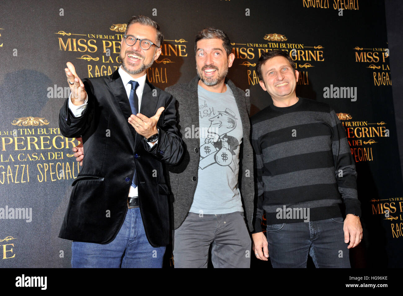 Trio Medusa attending the Rome premiere of 'Miss Peregrine's Home for ...