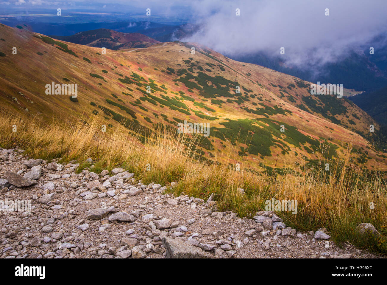 A beautiful mountain landscape above tree line Stock Photo - Alamy