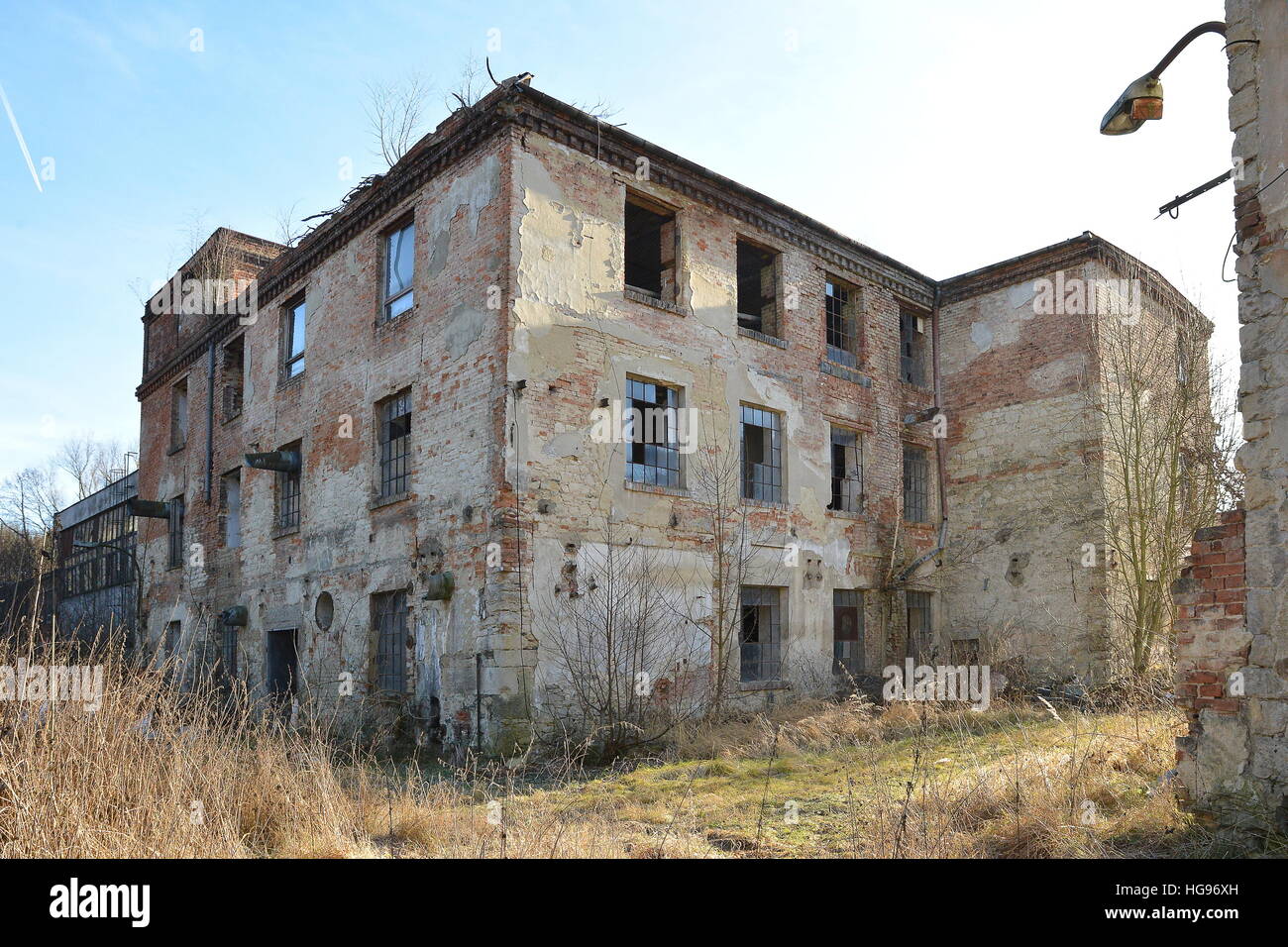 former concentration camp buildings in Brnenec Stock Photo - Alamy