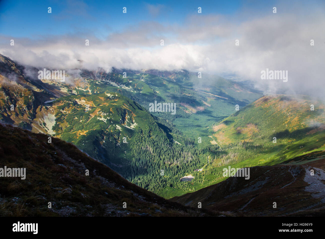 A beautiful mountain landscape above tree line Stock Photo - Alamy