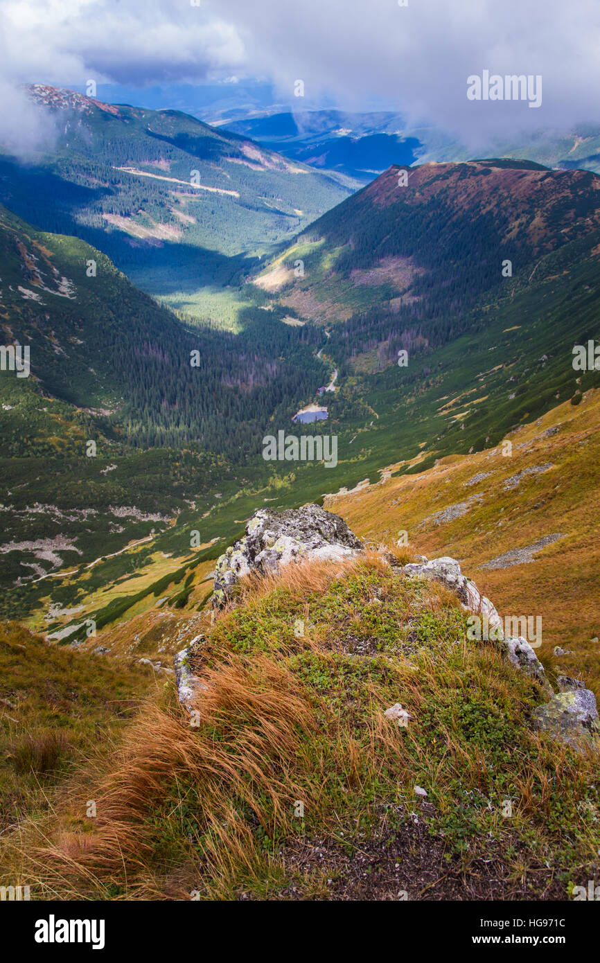A beautiful mountain landscape above tree line Stock Photo - Alamy