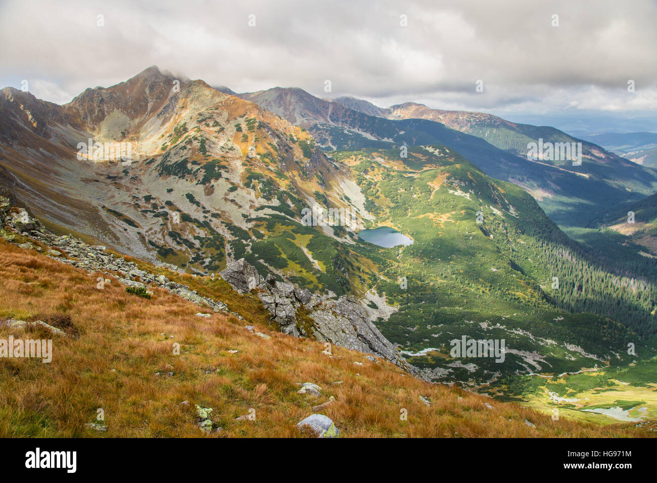A beautiful mountain landscape above tree line Stock Photo - Alamy