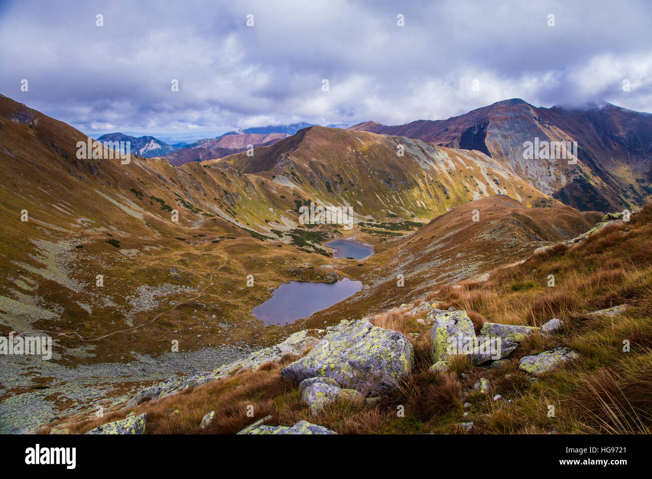 A beautiful mountain landscape above tree line Stock Photo - Alamy