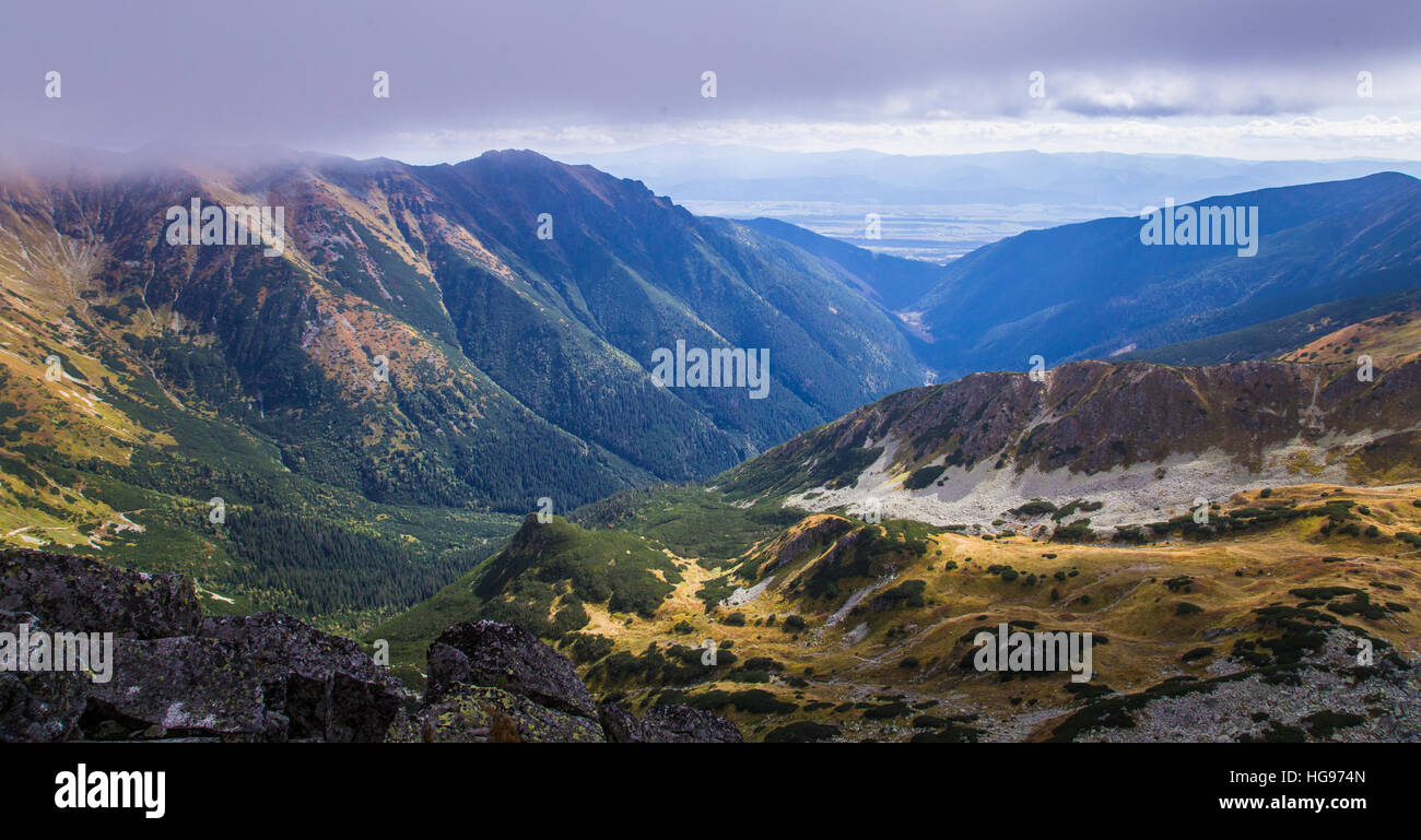A beautiful mountain landscape above tree line Stock Photo - Alamy