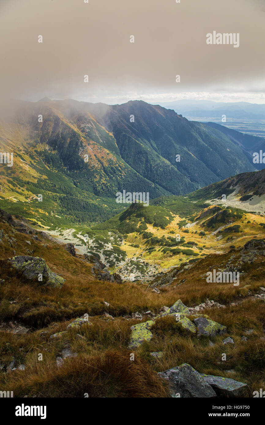 A beautiful mountain landscape above tree line Stock Photo - Alamy