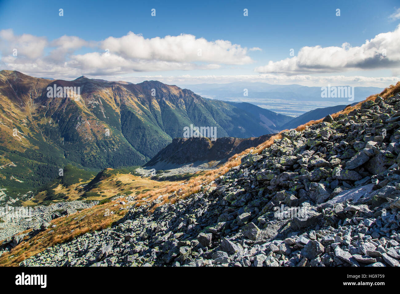 A beautiful mountain landscape above tree line Stock Photo - Alamy