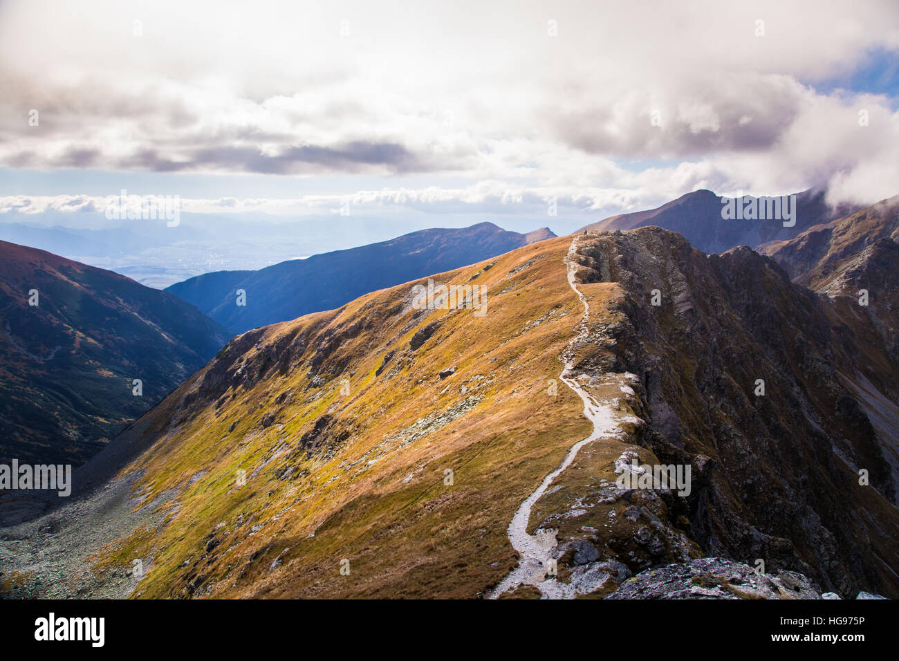 A beautiful mountain landscape above tree line Stock Photo - Alamy