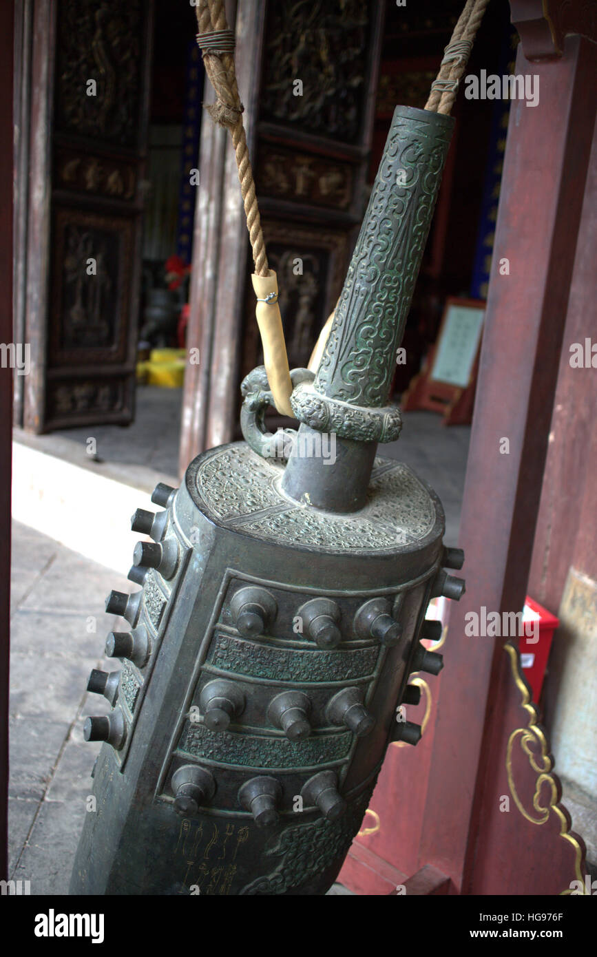 Object inside the temple of Confucius in jianshui, Yunnan, China Stock ...