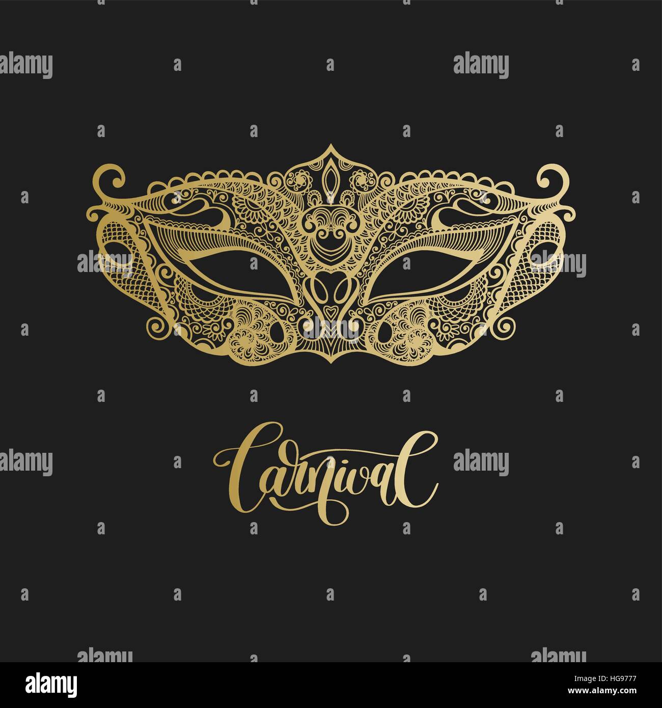 Masked outline Stock Vector Images - Alamy