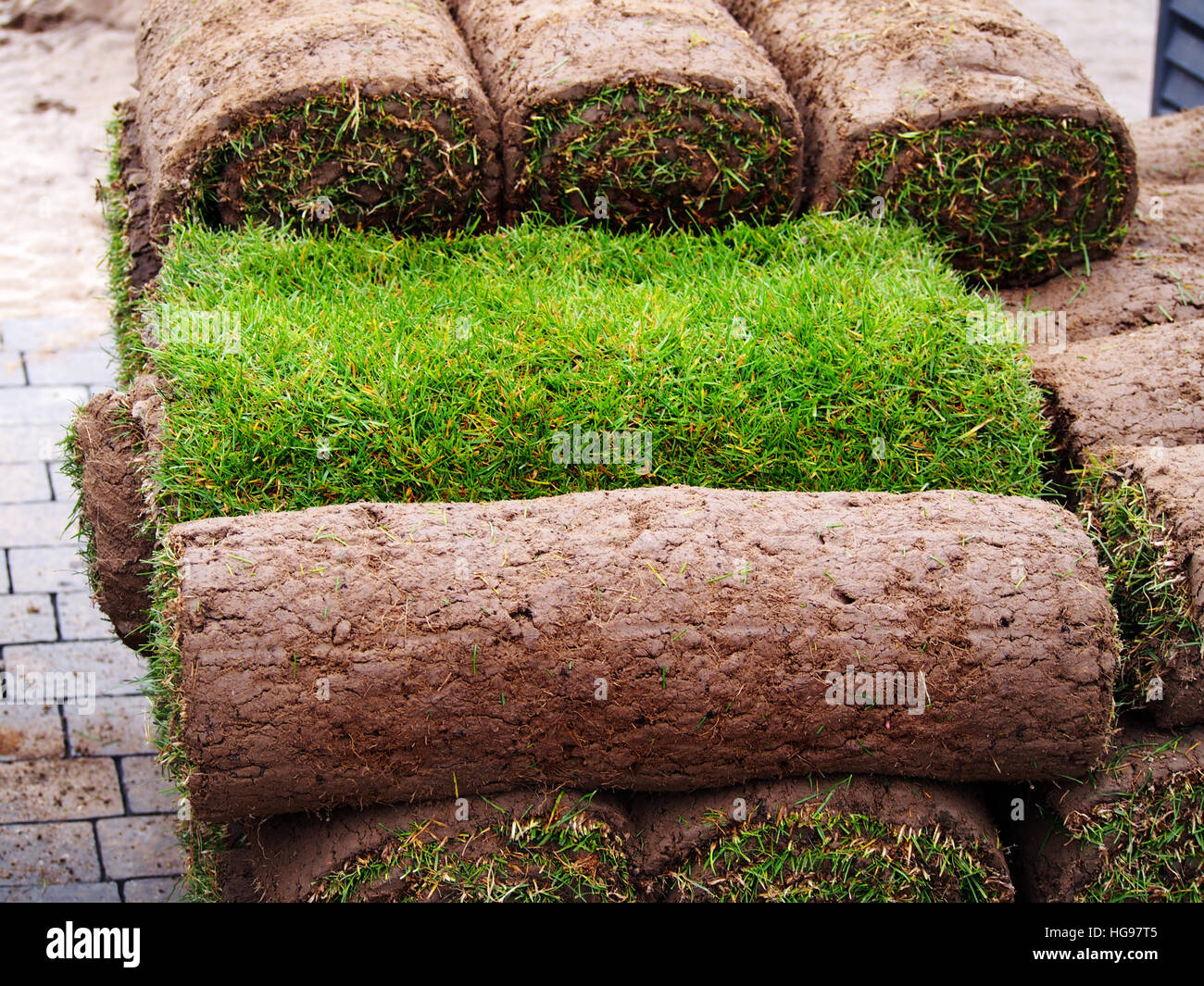 Sod Roll High Resolution Stock Photography and Images - Alamy
