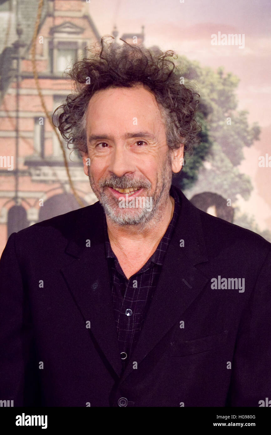 Tim Burton attending the Rome photocall for 'Miss Peregrine's Home for ...
