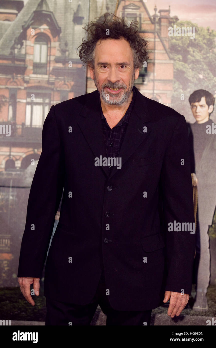 Tim Burton attending the Rome photocall for 'Miss Peregrine's Home for ...