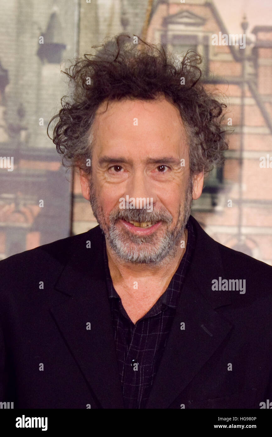 Tim Burton attending the Rome photocall for 'Miss Peregrine's Home for ...