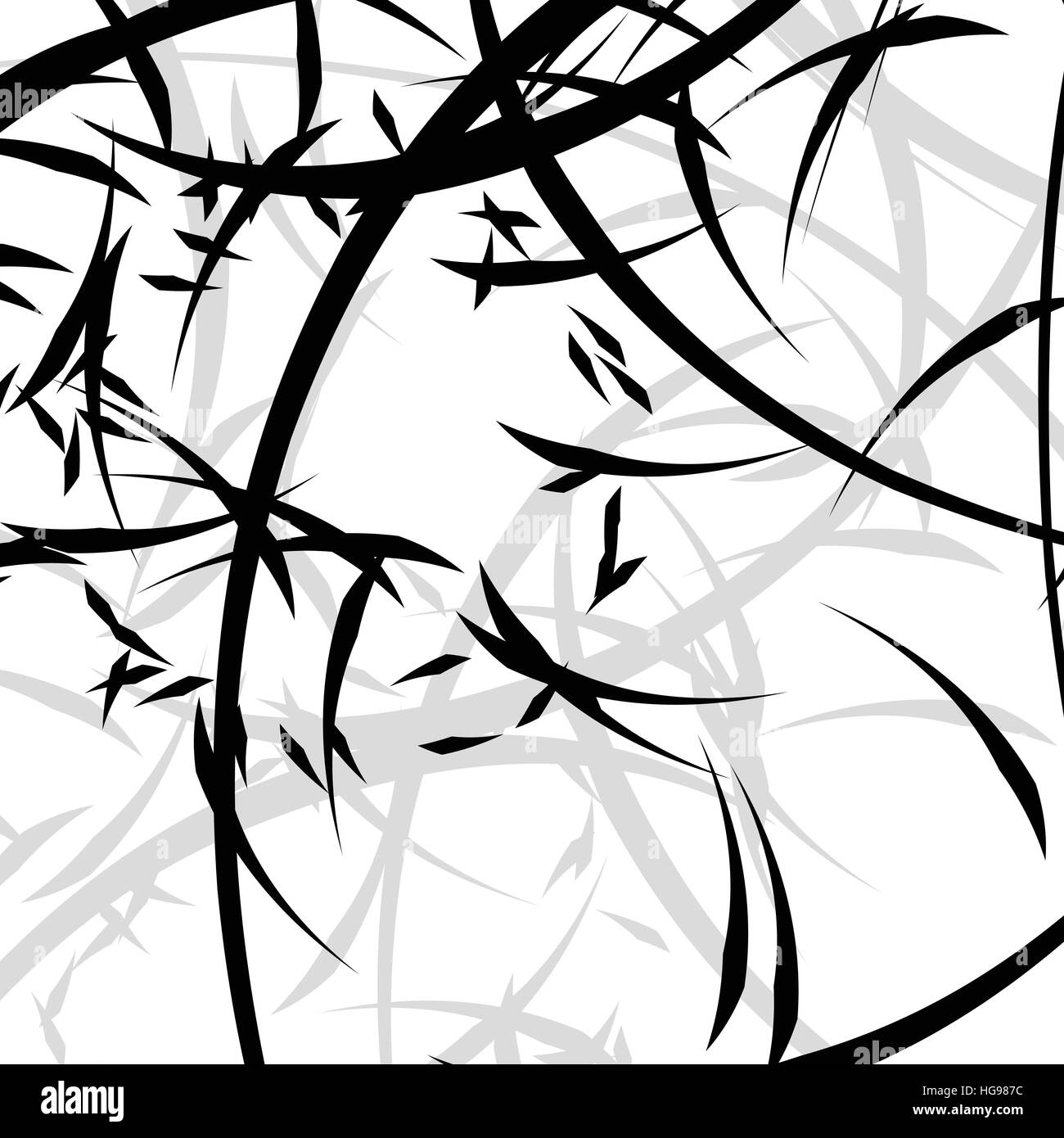 Abstract Illustration With Curvy Lines Random Dynamic Lines Pattern