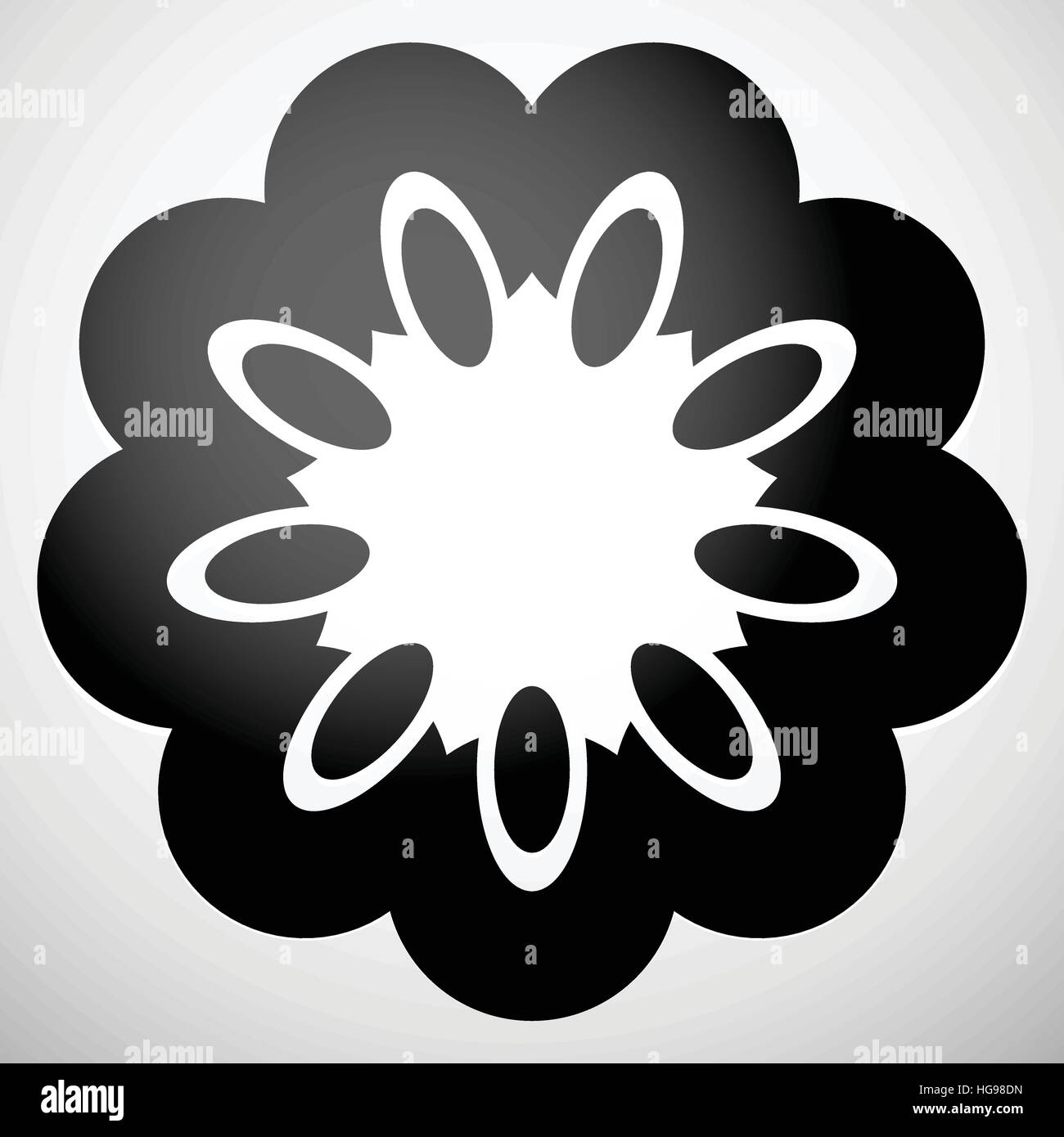 3d Geometric circular floral / flower motif Stock Vector Image & Art ...
