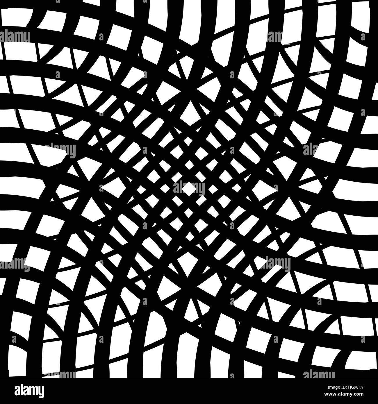 Grid, mesh pattern of circles with dynamic lines. Circular grid Stock Vector Image & Art - Alamy