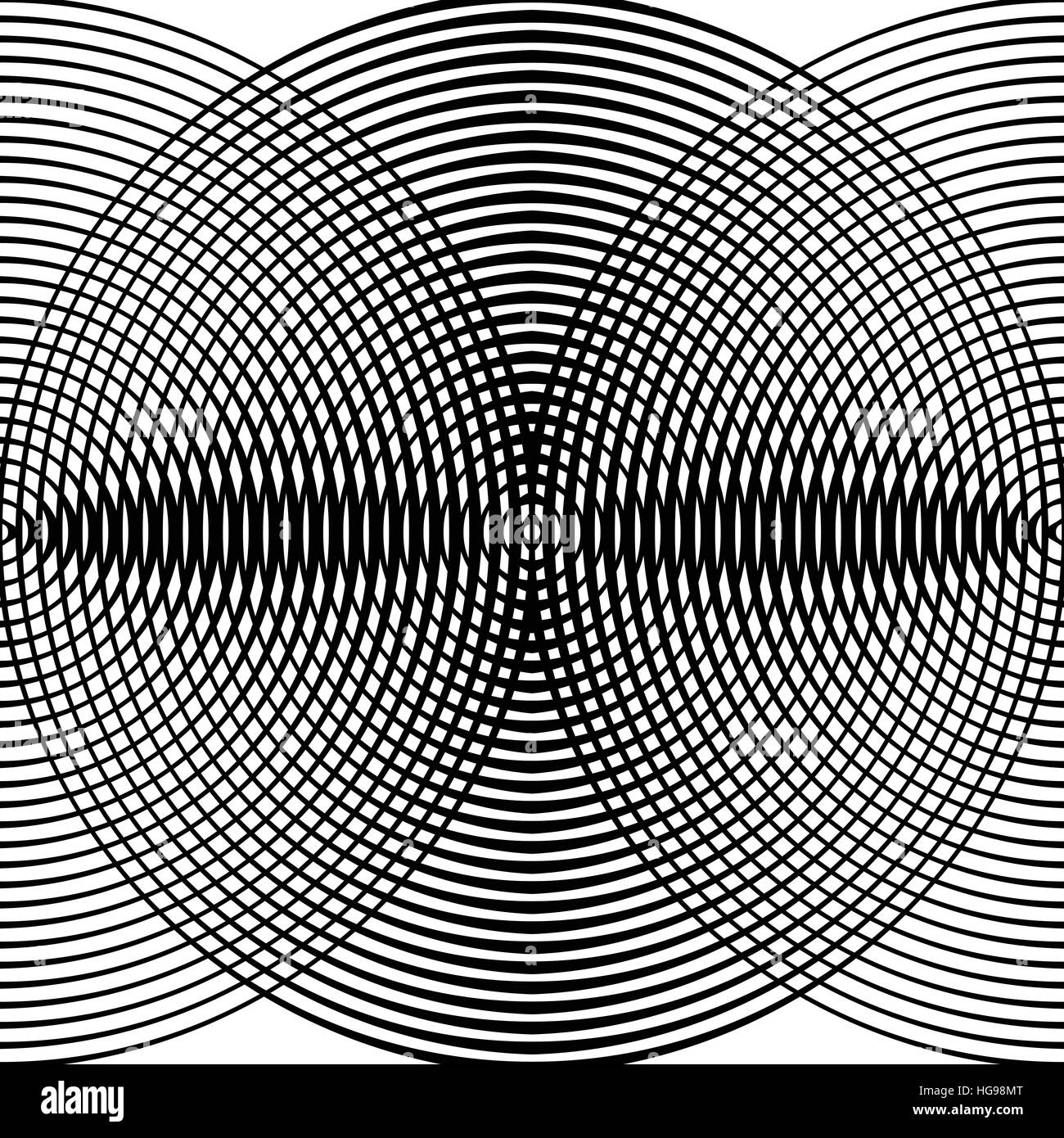 Grid, mesh pattern of circles with dynamic lines. Circular grid Stock Vector Image & Art - Alamy