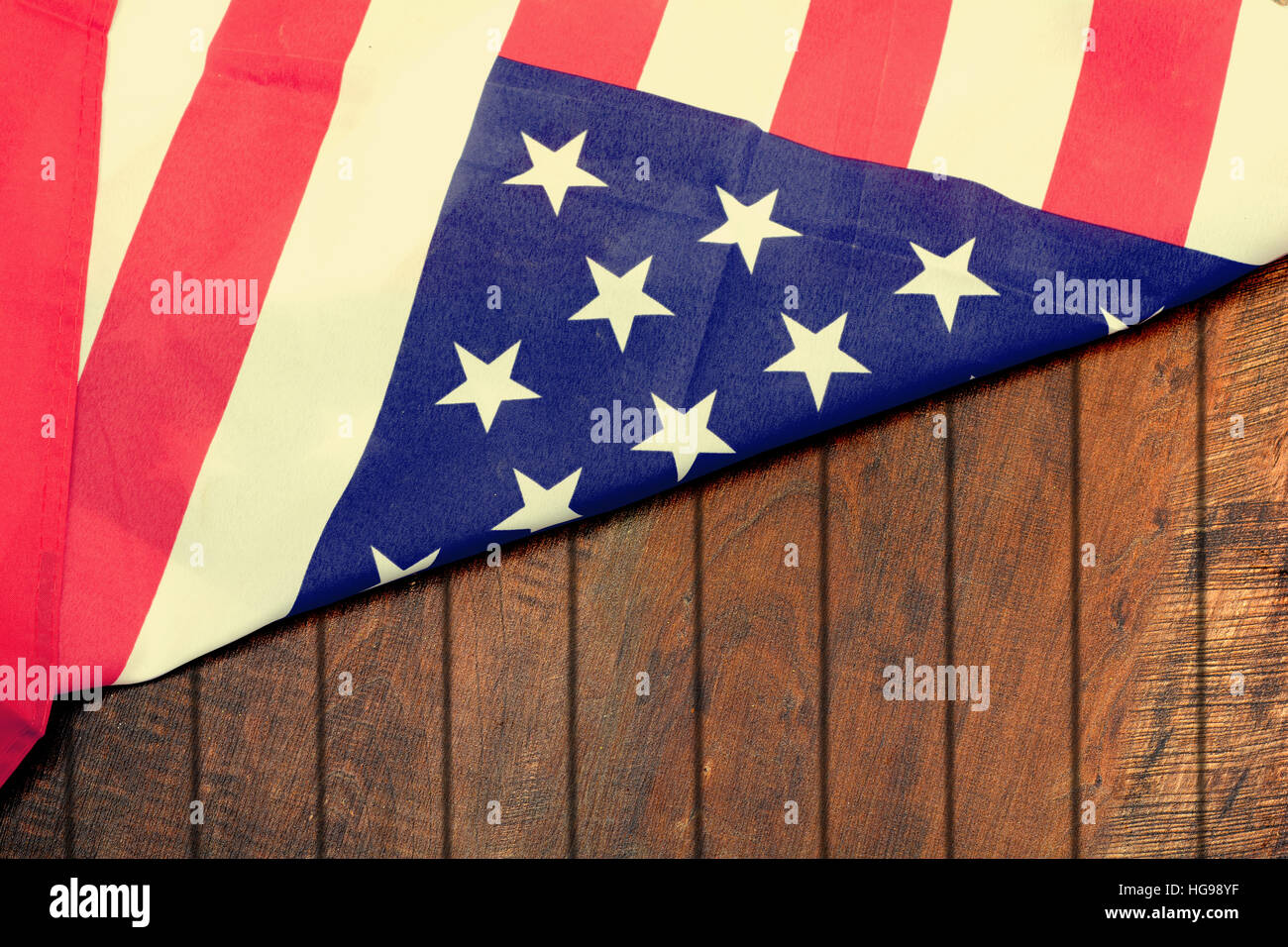 Vintage usa flag hi-res stock photography and images - Alamy