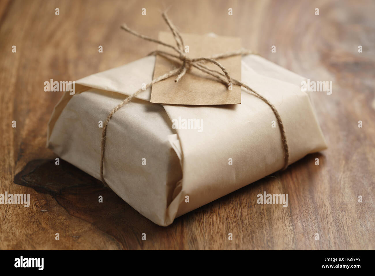 chocolate wrapped with paper as a gift Stock Photo - Alamy
