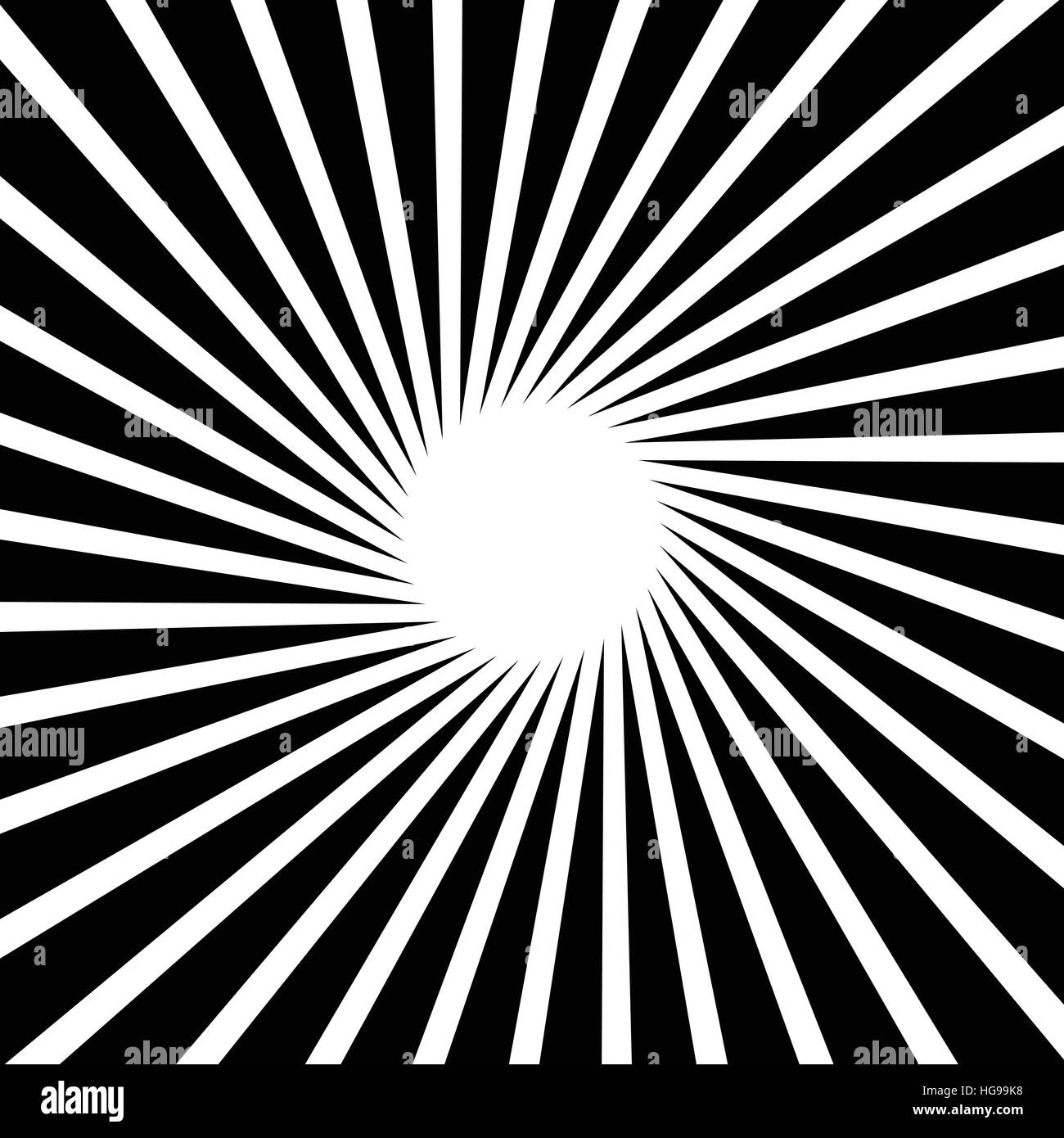 Rotating starburst. Rays, beams with rotating spiral effect Stock ...