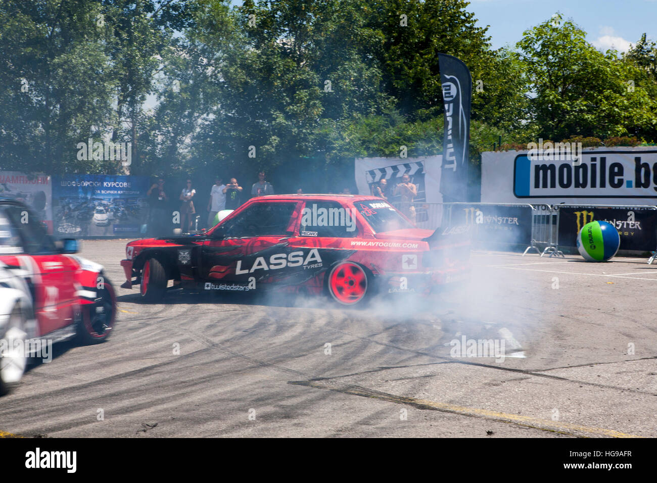 Skid controlled drift hi-res stock photography and images - Alamy