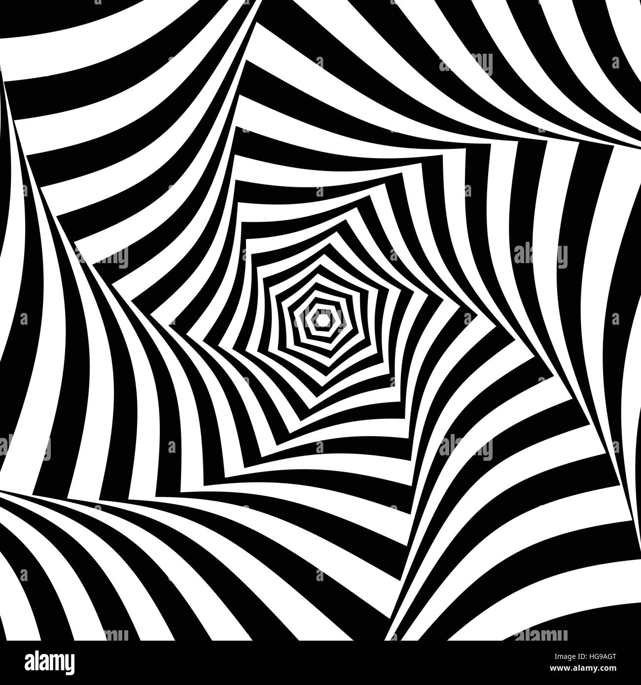 Radial Rotating Lines Abstract Geometric Circular Pattern Stock Vector Image And Art Alamy