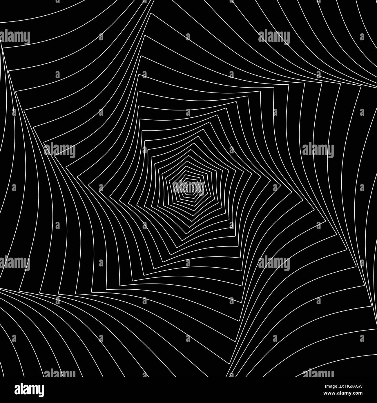 Radial rotating lines abstract geometric circular pattern Stock Vector ...