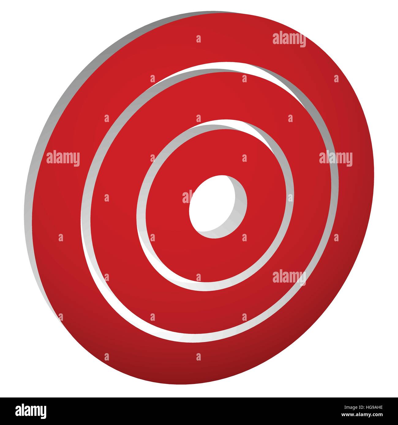 Target mark (bullseye) / Concentric circles, rings icon Stock Vector ...
