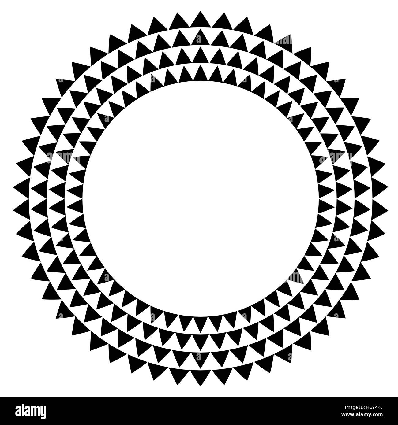 Repeated triangles Cut Out Stock Images & Pictures - Alamy