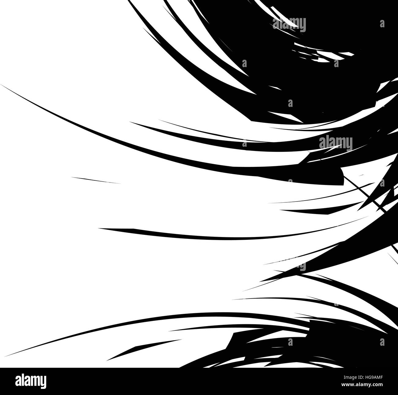 Abstract art with twisted, grungy shapes. Minimal abstract art Stock ...