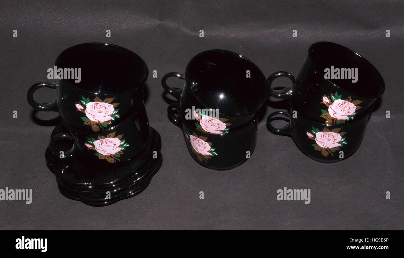 Old vintage glass, made in Soviet times Stock Photo - Alamy