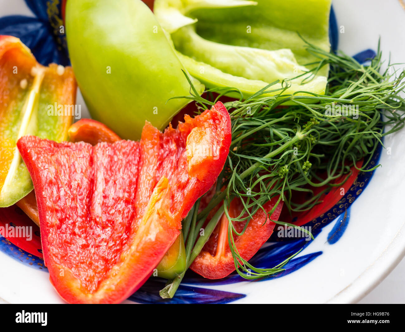 The nature vegetable Pepper object Stock Photo - Alamy